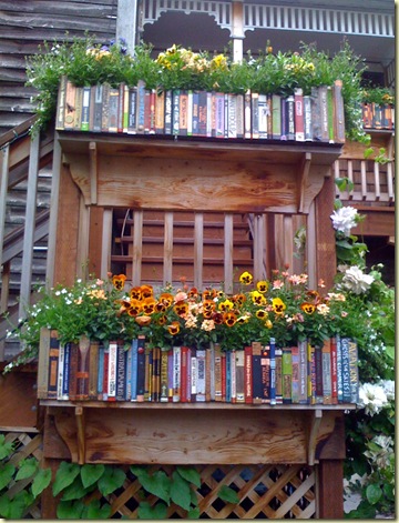 inspiración hecha a mano: Decorar con libros